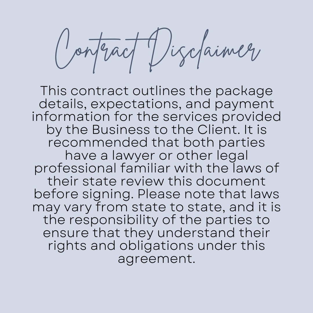 Bartending Contract and Business Editable Canva Templates, Invoice and ...