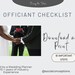 Wedding Officiant Checklist and Wedding Ceremony Planner for Celebrant ...