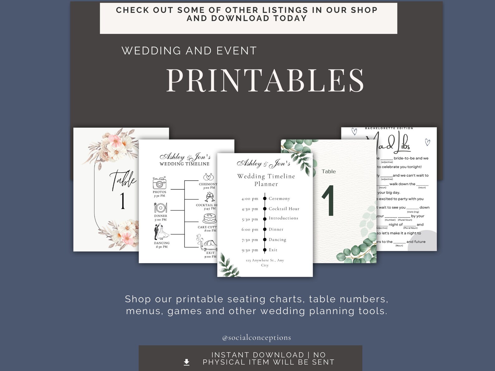 Detailed Wedding Reception Checklist, Day of Planner, Printable Canva ...