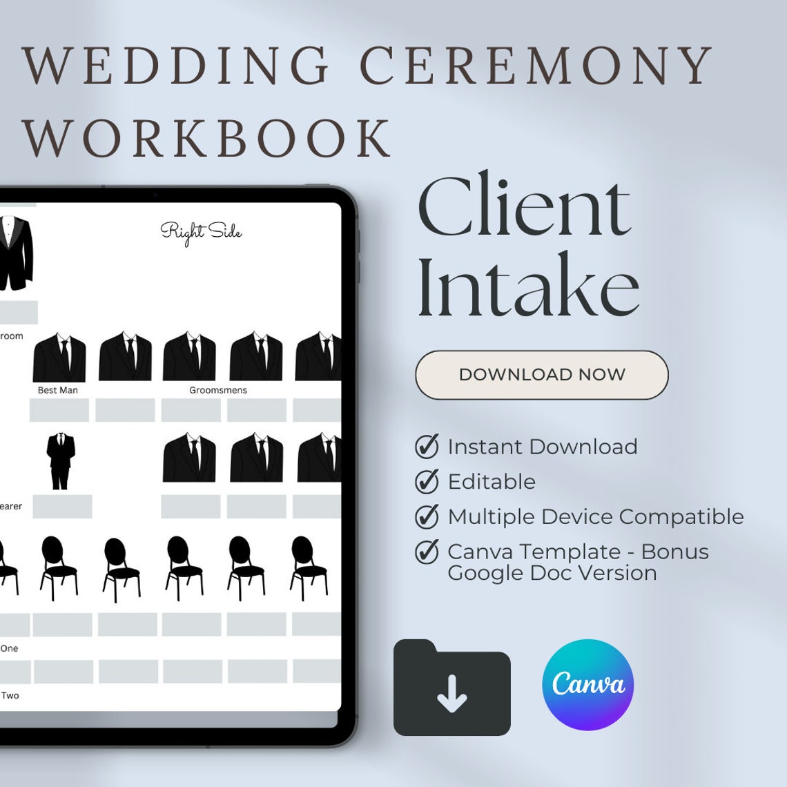 Wedding Officiant Binder Templates, Ceremony Order, Unity Ceremony ...