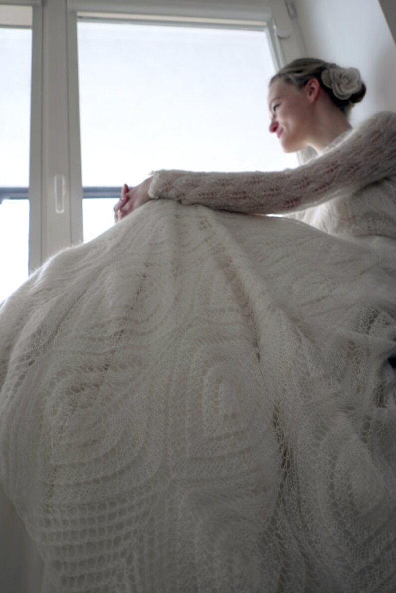 Knitted Wedding Dress Wedding Dress Mohaire Dress Festive - Etsy