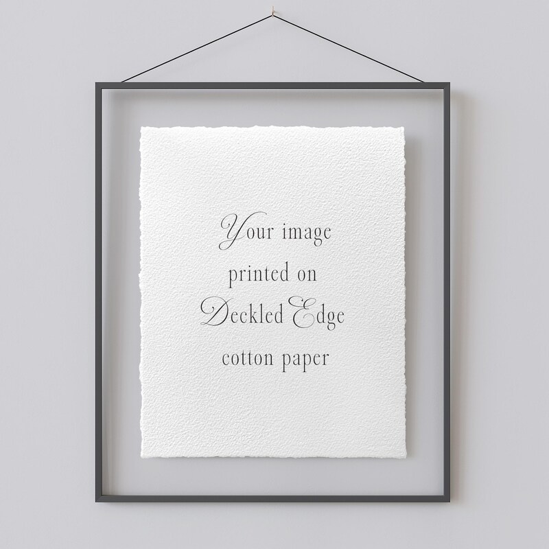 Deckle Edge Paper Signs - Etsy
