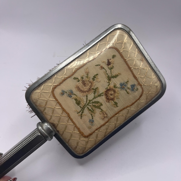 Vintage Floral Hairbrush - Etsy