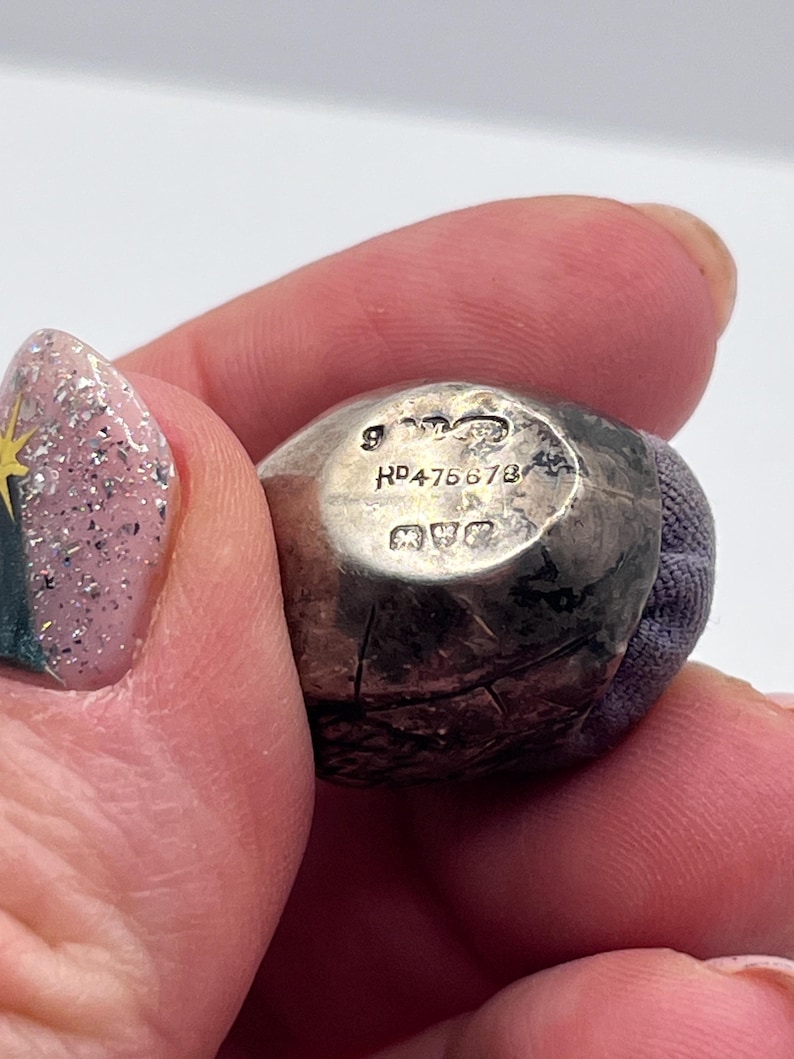 Alfiletero antiguo de plata de ley con forma de pollito naciendo - Etsy ...