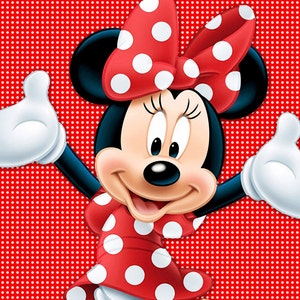 Minnie Mouse Themed Backdrop JPEG File Only You Print - Etsy
