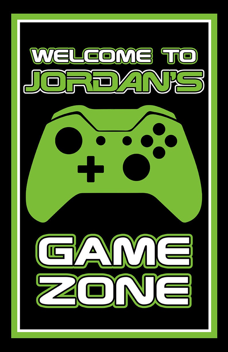 Video Game Themed Party Personalized Welcome Sign You - Etsy