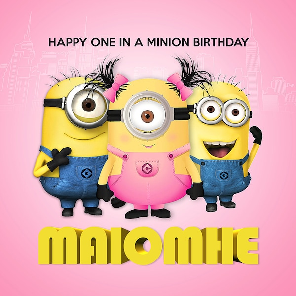 Pink Minion - Etsy