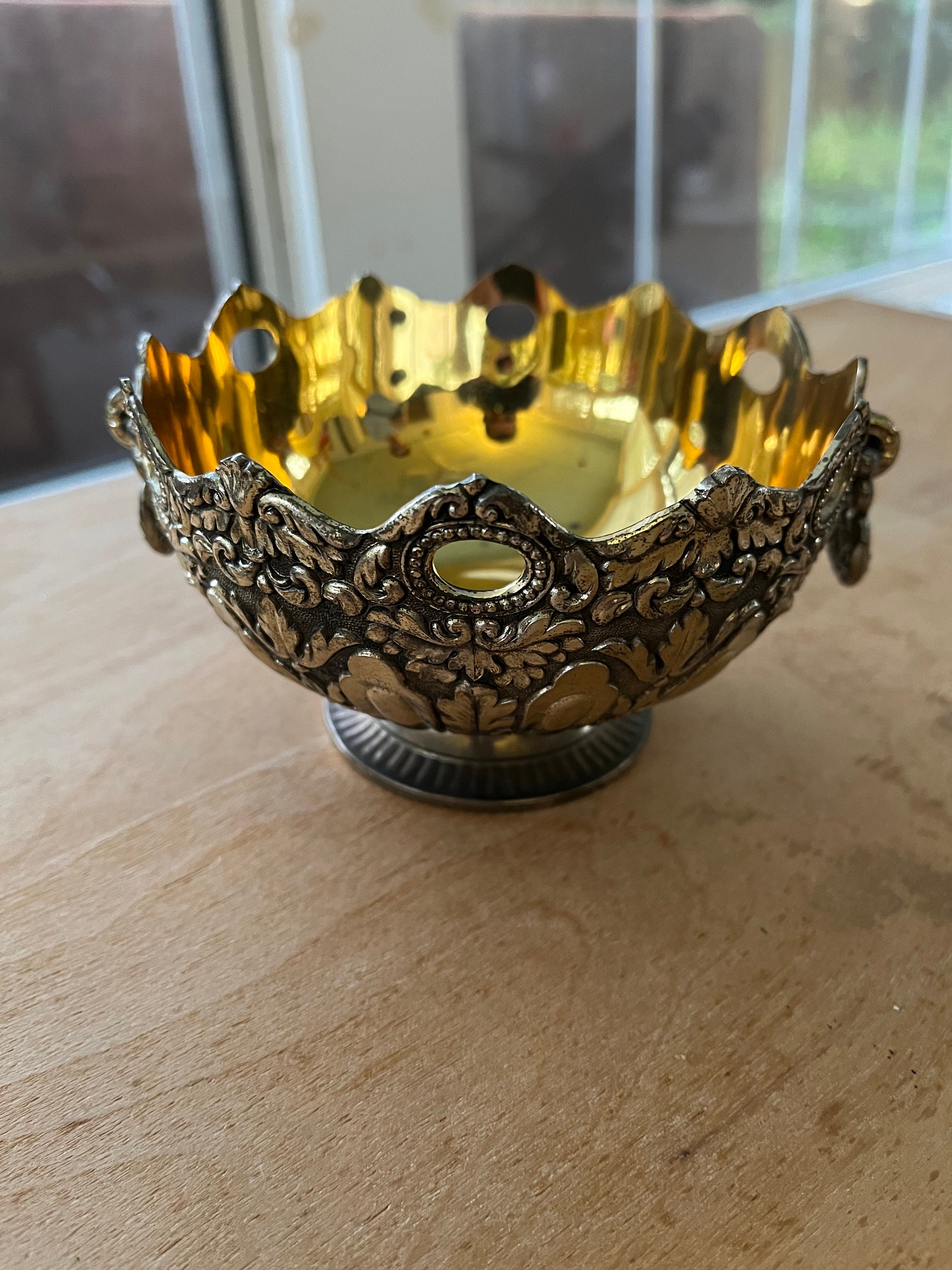 Raimond Silver Bowl With Ringed Handles - Etsy