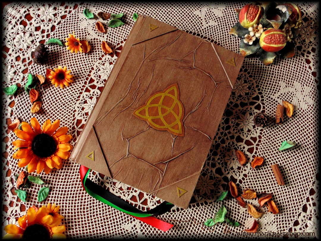 Book of Shadows ELEMENTS With Customizable Symbol - Medium Size (22x16 ...