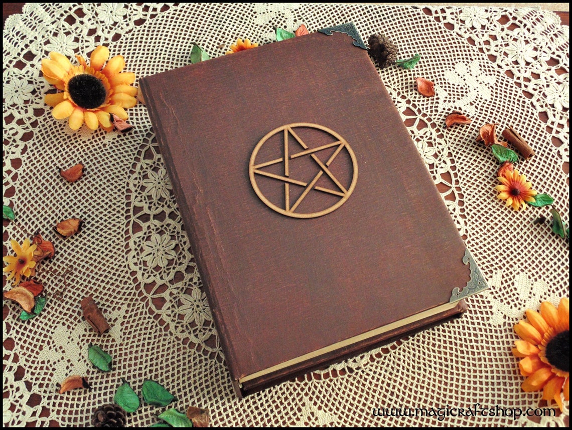 PRACTICAL MAGIC Book of Shadows With Pentacle BIG Size - Etsy
