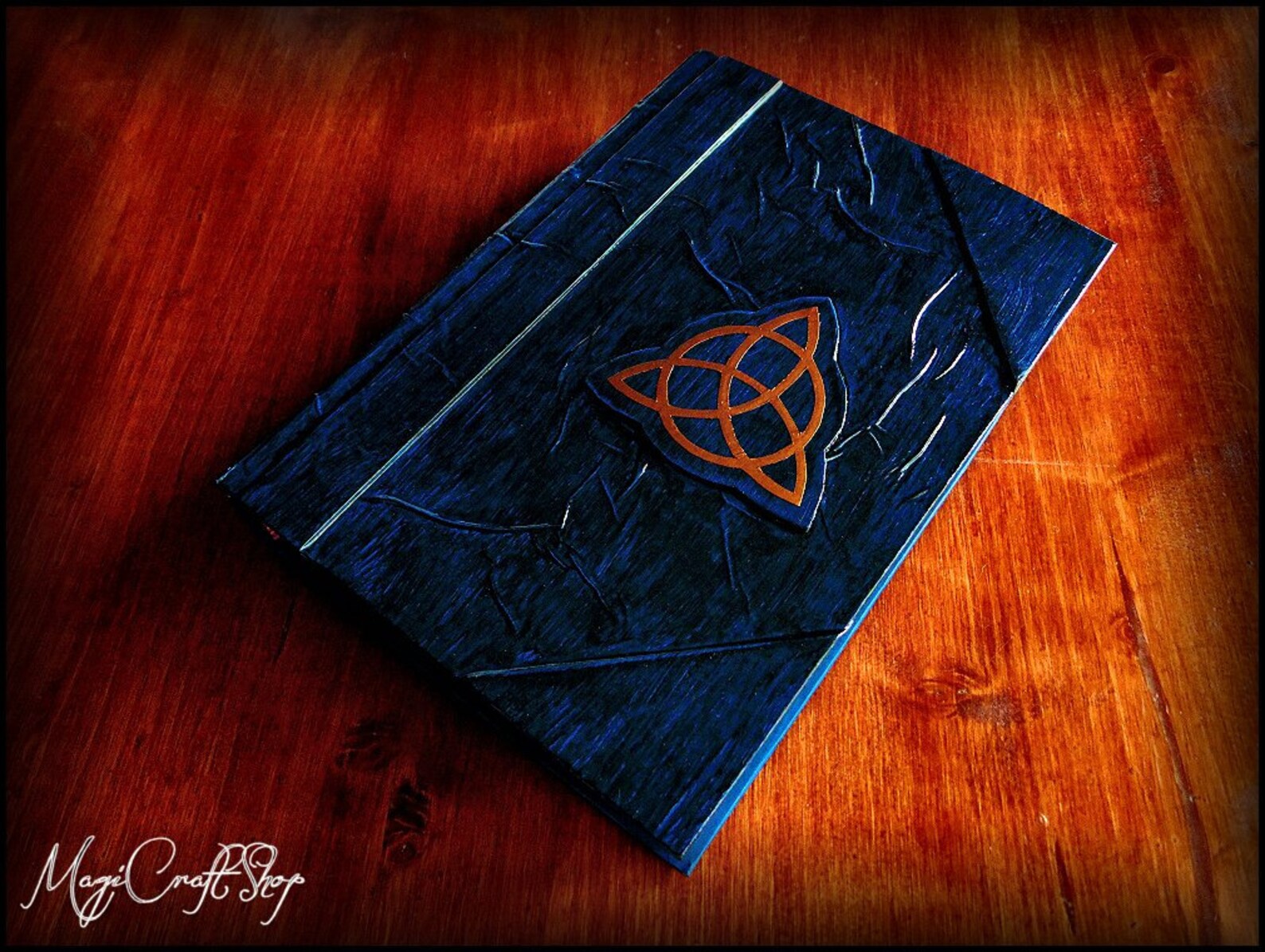 Book Of Shadows With Triquetra Symbol Different Colors Etsy