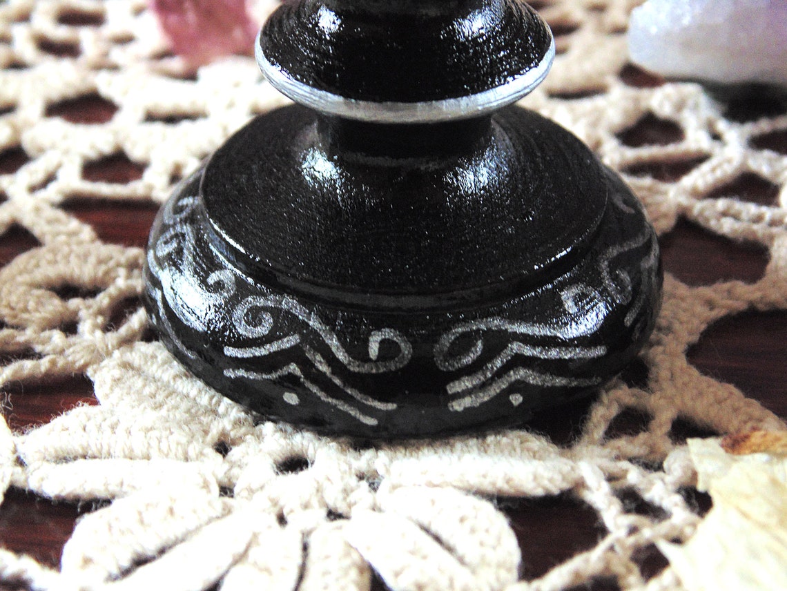 Triple Moon Cup Chalice Made With Wood 6 Cm Height Wicca | Etsy