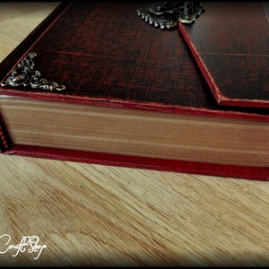 Book of Shadows With Lock ANCIENT RED - Different Colors and ...