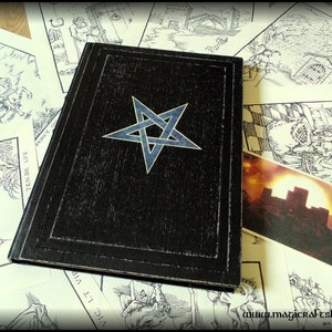 Ninth Gate Book Replica With Original Pages - Black or Brown Ancient ...