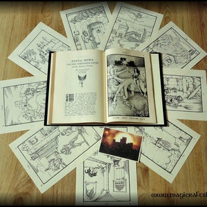 Ninth Gate Book Replica With Original Pages - Black or Brown Ancient ...