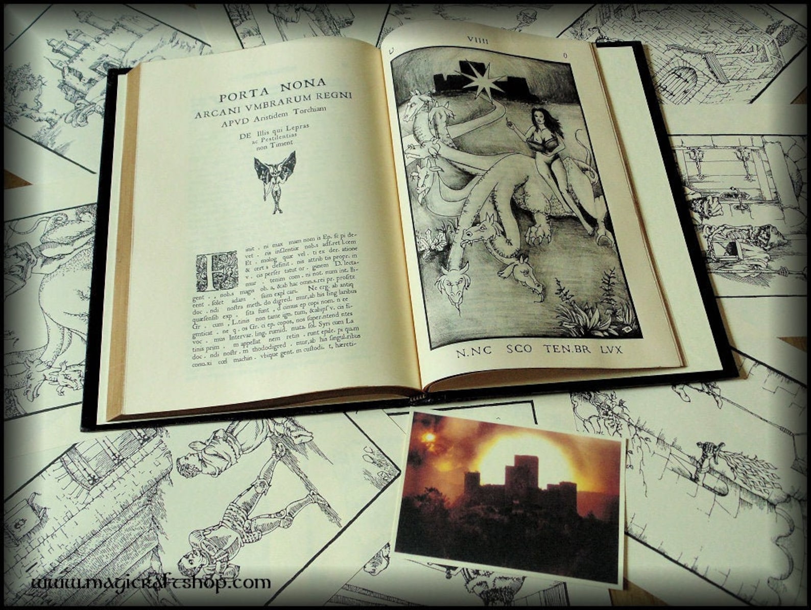 Ninth Gate Book Replica With Original Pages Black or Brown | Etsy UK