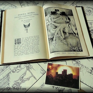 Ninth Gate Book Replica With Original Pages - Black or Brown Ancient ...