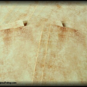 Parchment Pages HD Printed - A4 Size in Two Different Kind of Paper: 80 ...