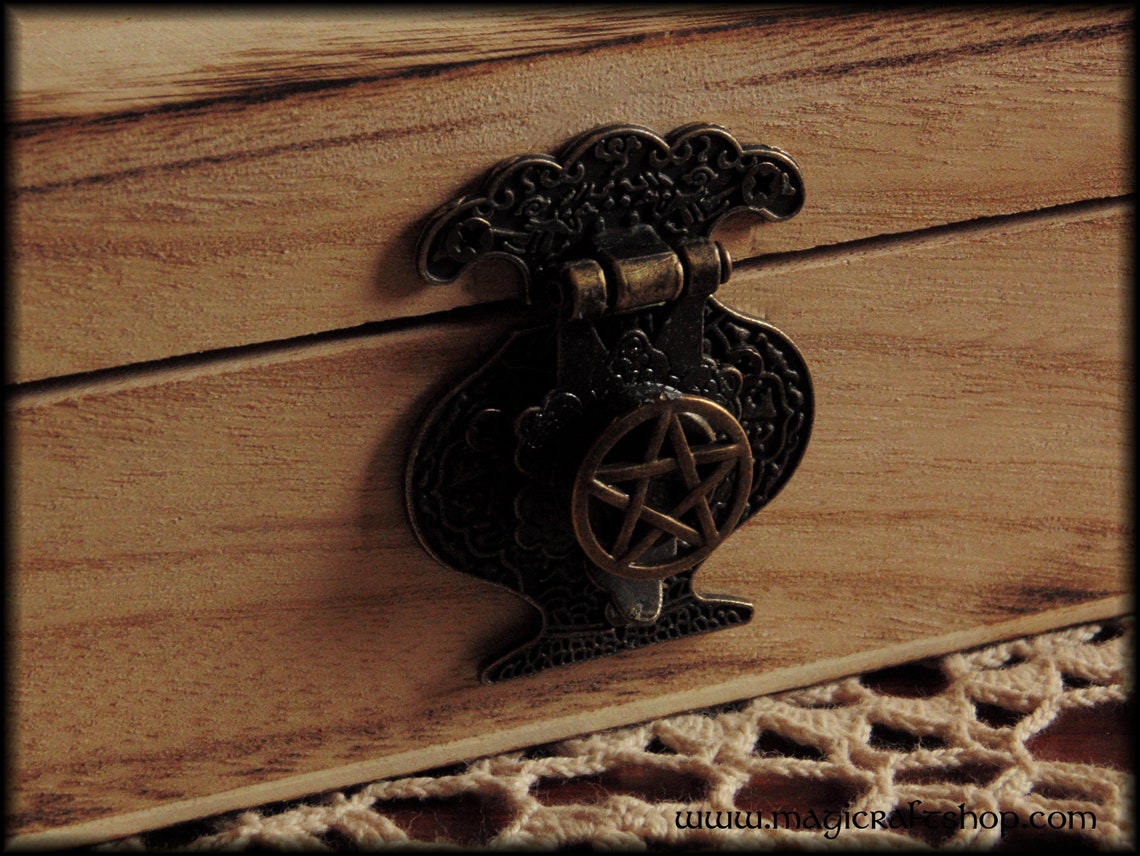 Pentacle WITCH BOX for Your Magical Instruments Totally | Etsy