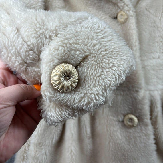 Dee Dee Deb Vintage 60s Faux Fur Teddy Bear Coat Butt… - Gem