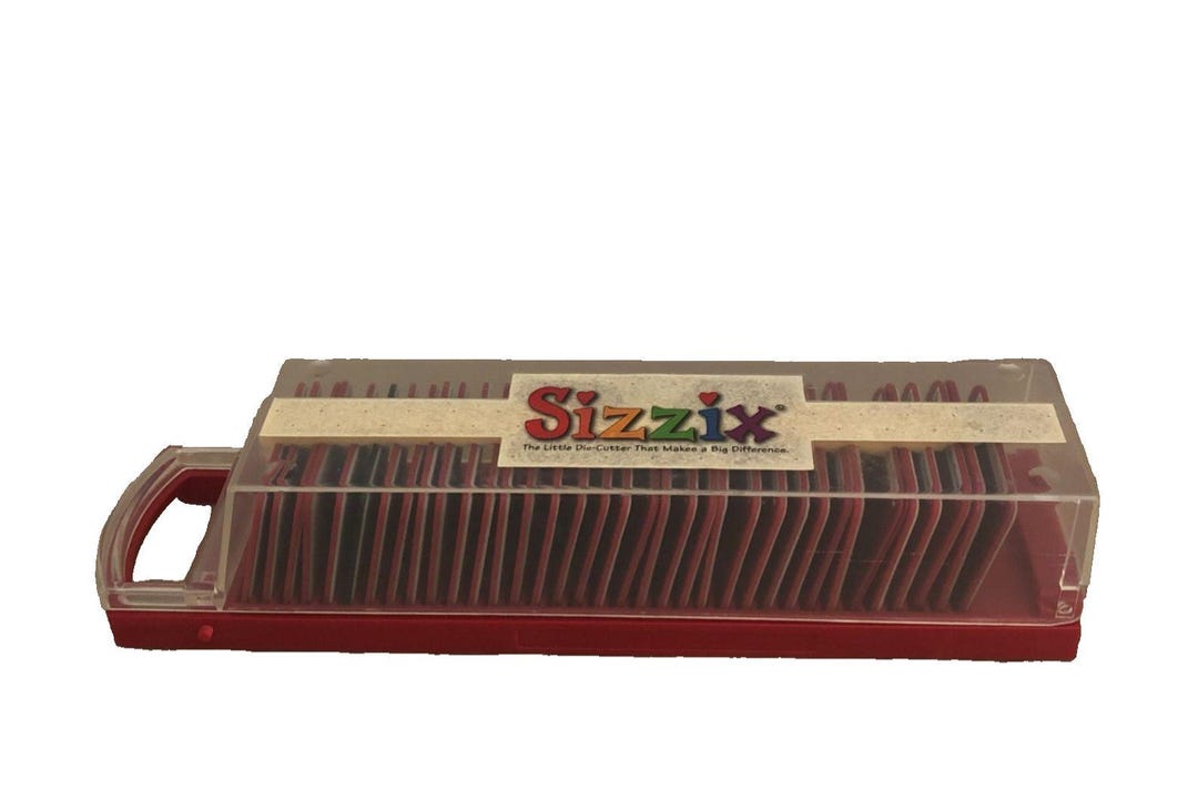Sizzix Sizzlits Alphabet Set of 35 Die Cuts for Letters & Numbers W ...