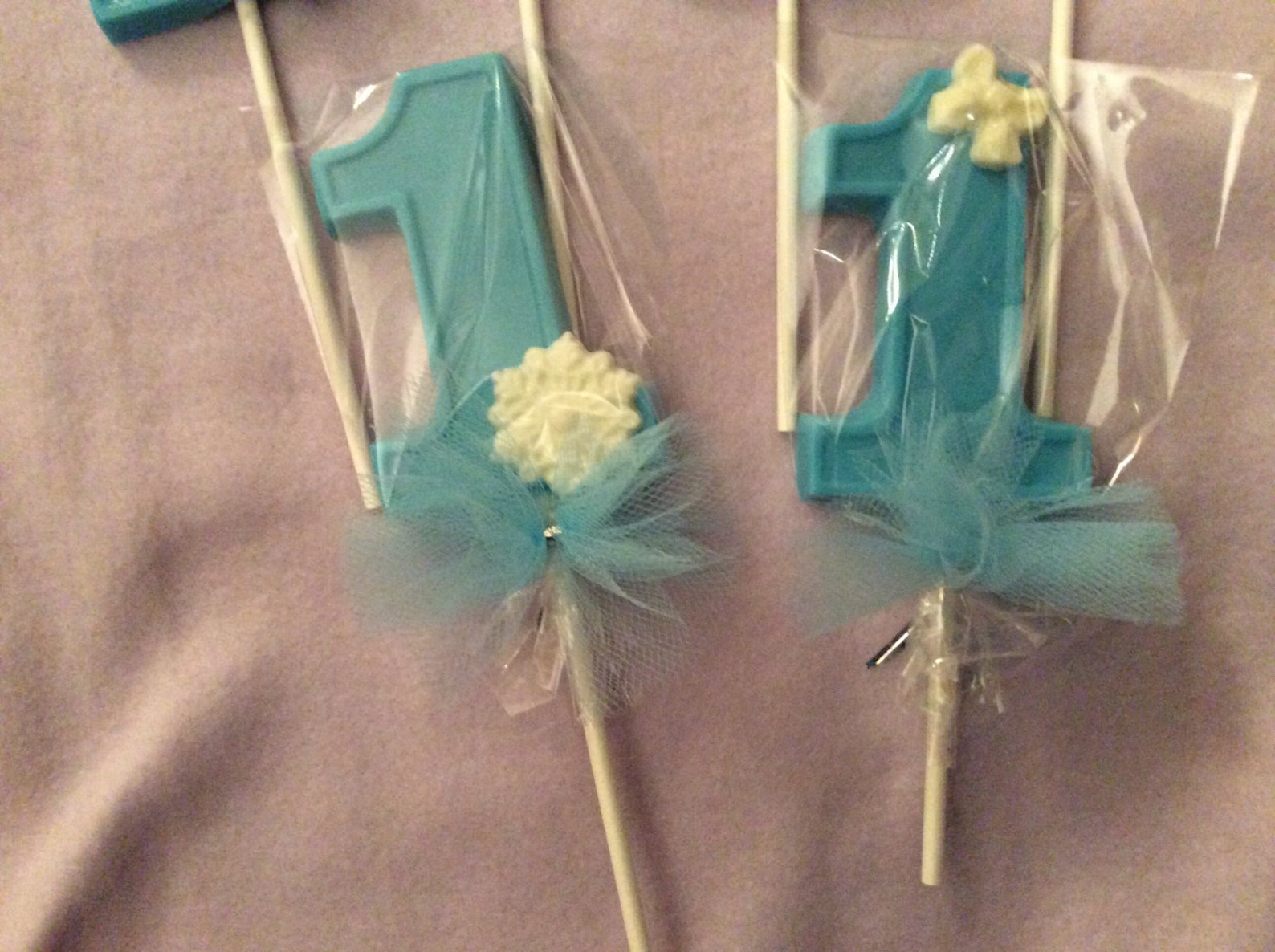 First Birthday Number One Frozen Disney Chocoate Lollipops | Etsy