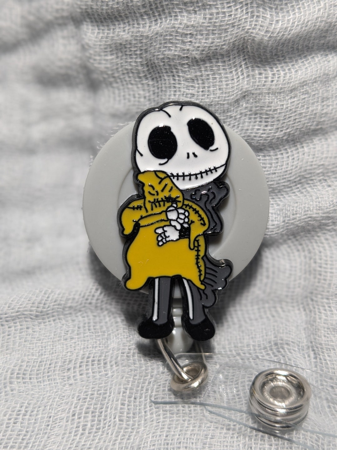 Nightmare Before Christmas Badge Reel - Jack Skeleton Badge Reel ...