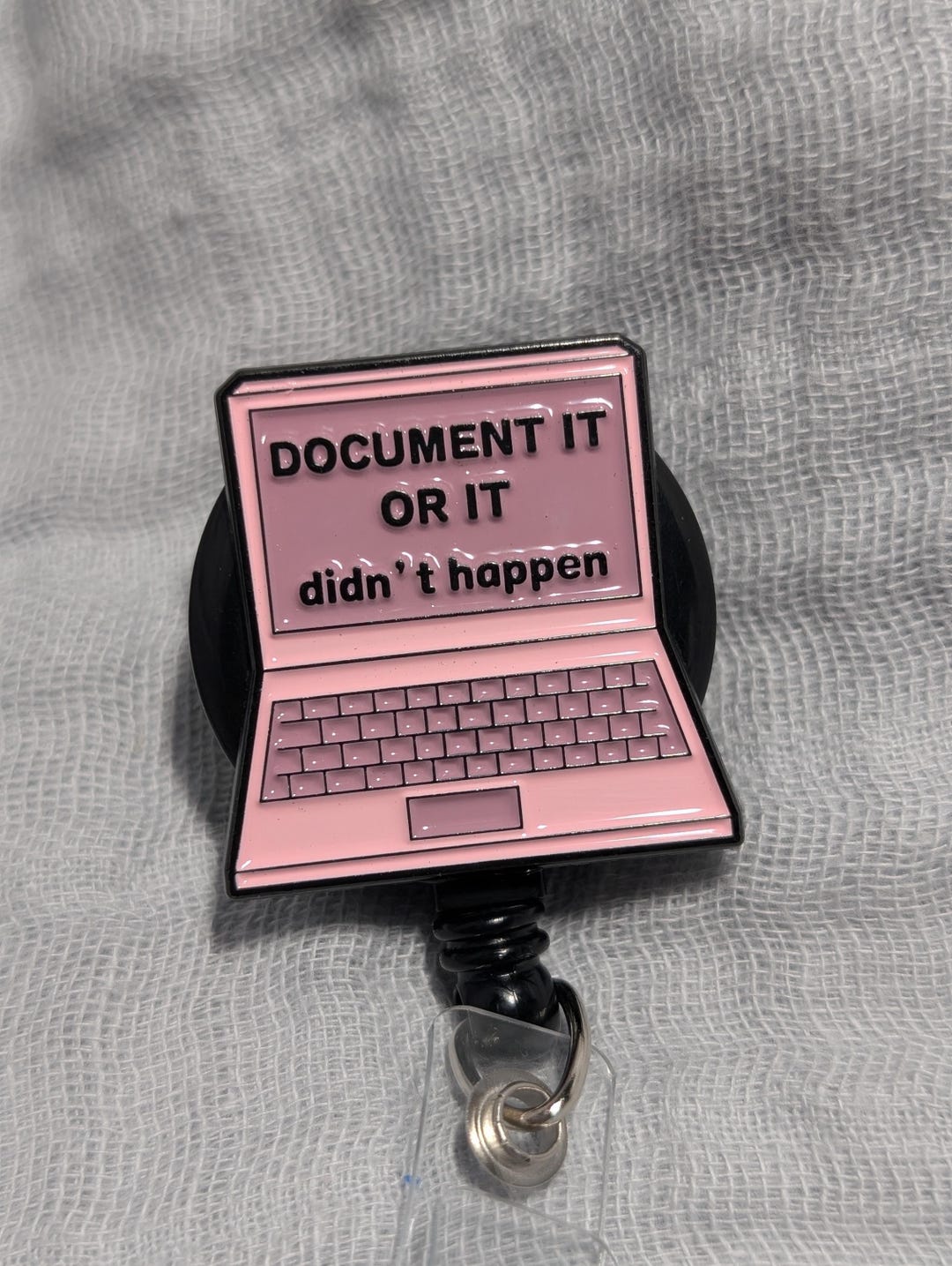 Document It or It Didn't Happen Badge Reel Funny Badge Reel Alligator ...