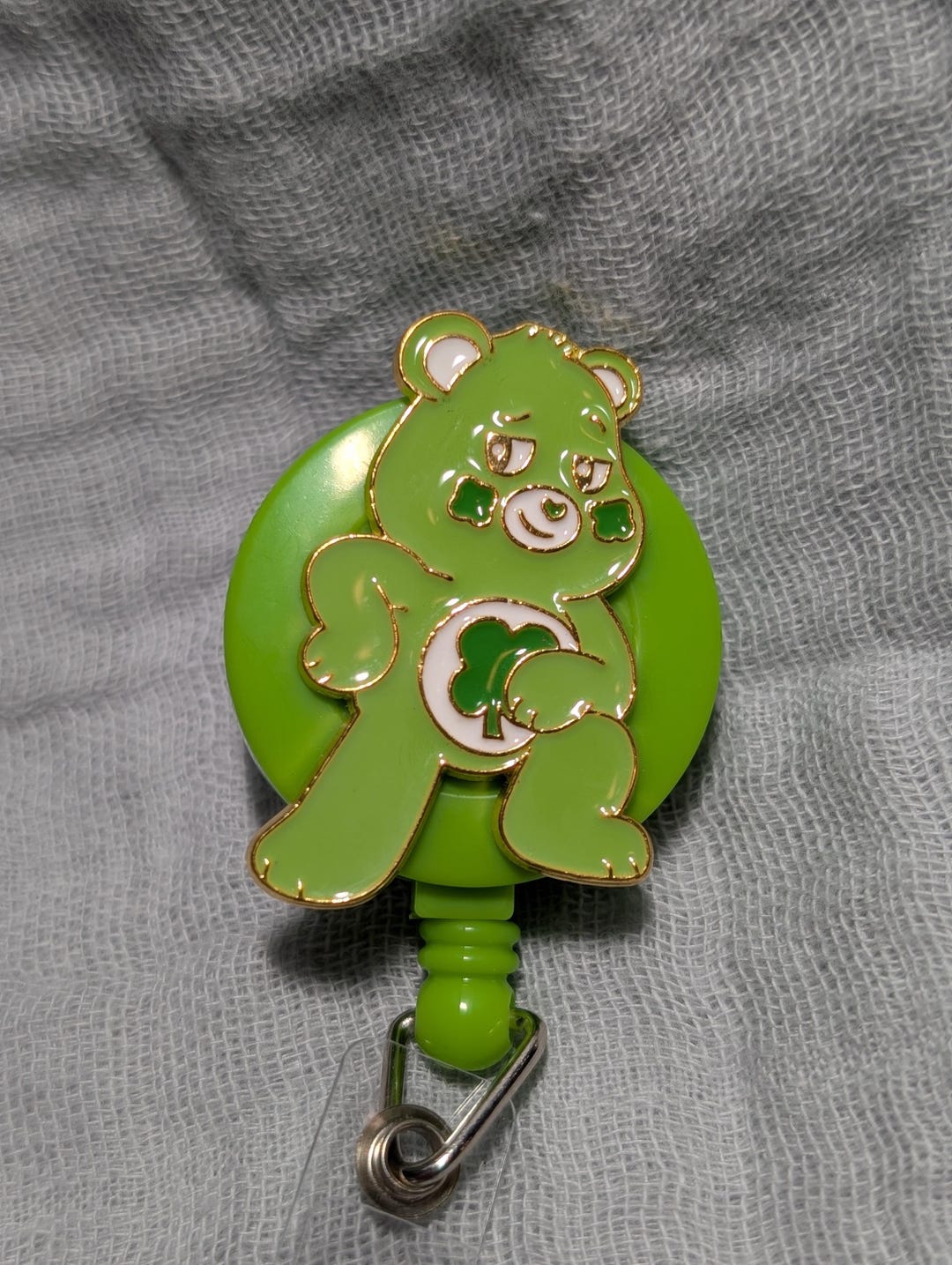 Good Luck Badge Reel Alligator Clip - Etsy