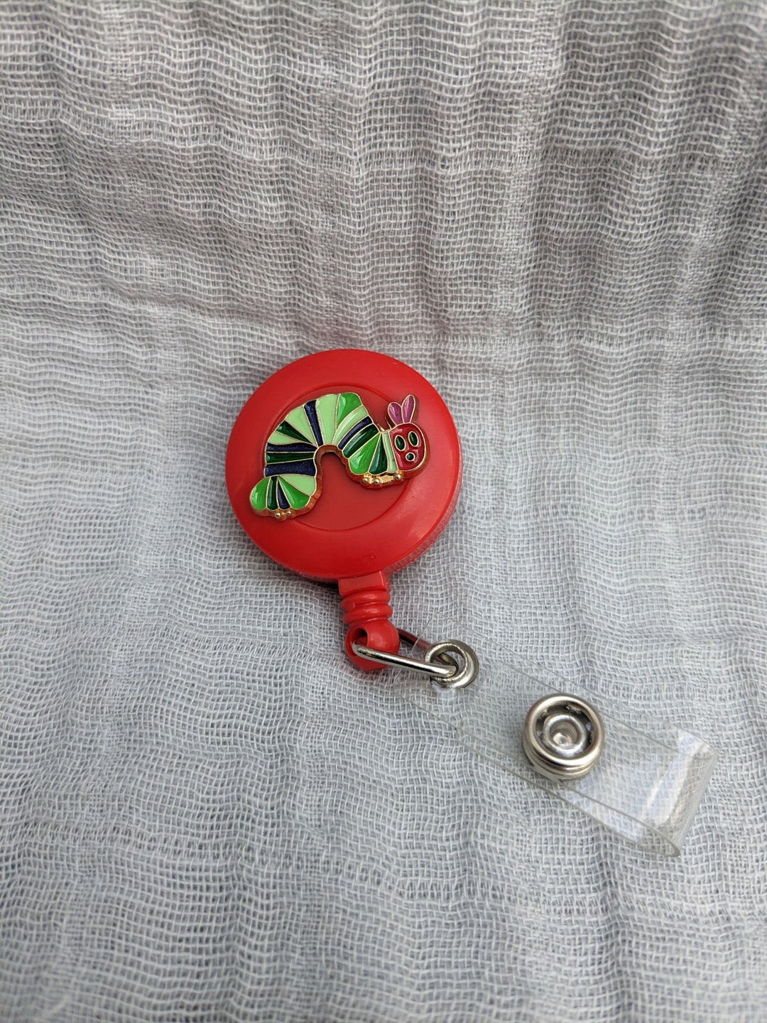 The Very Hungry Caterpillar Badge Reel Eric Carle Badge Reel - Etsy
