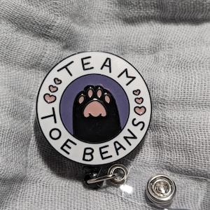 Badge Reel Toe Beans - Etsy