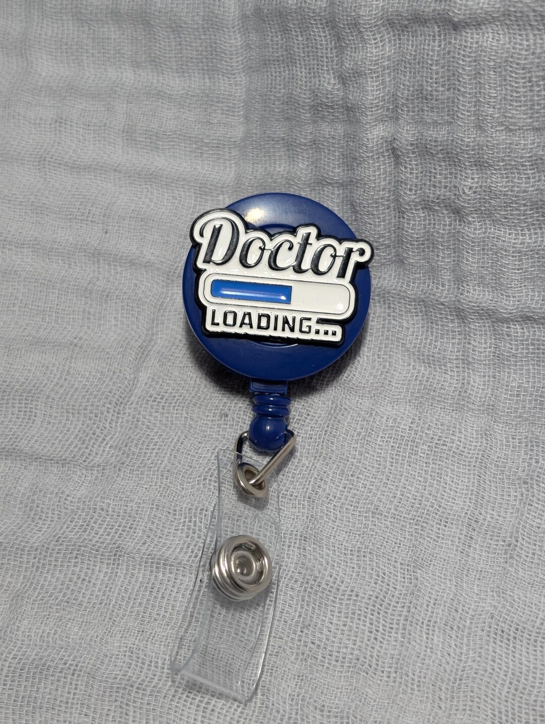 Doctor Loading Badge Reel Alligator Clip - Etsy