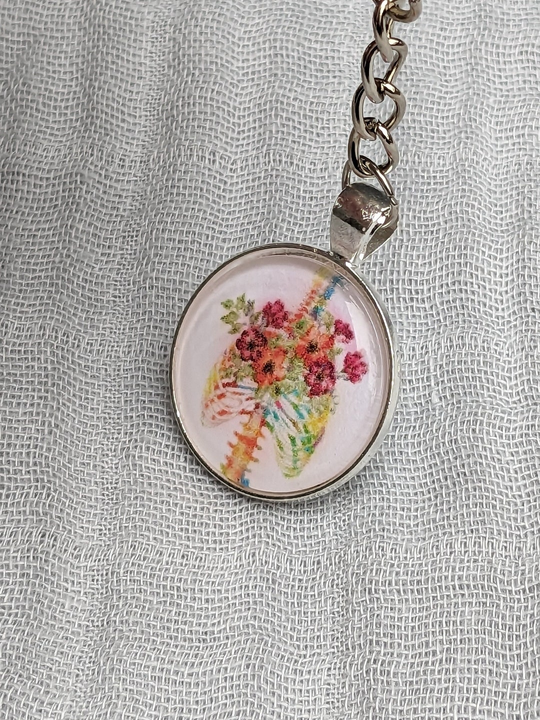 Keychain - Silver Ribs Anatomy Keychain - Etsy