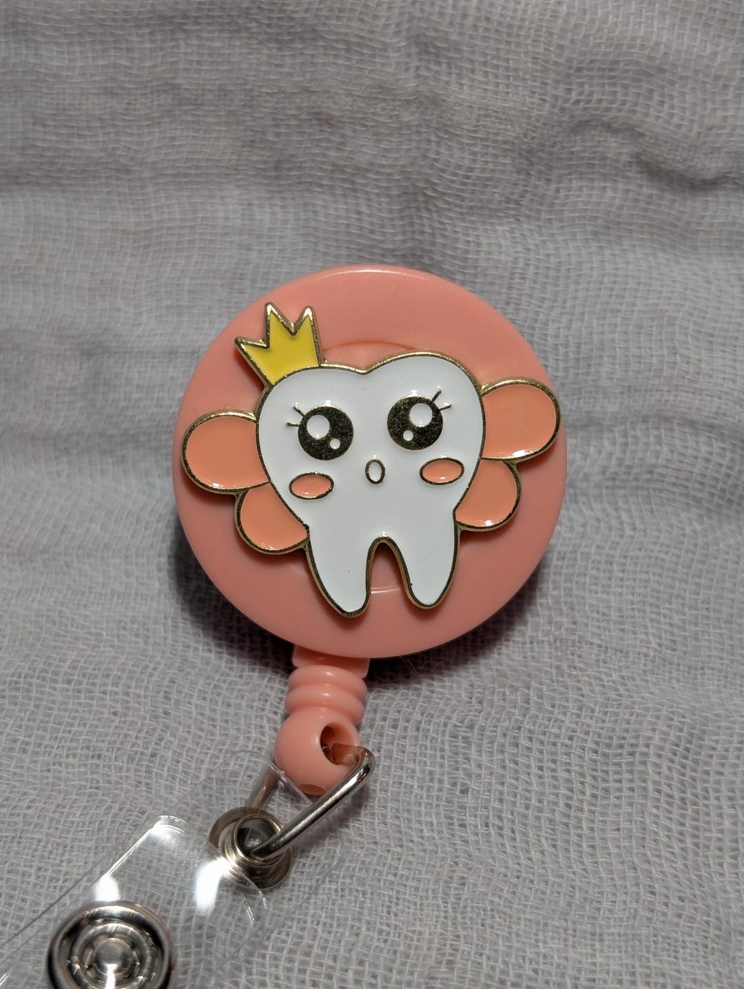 Tooth Fairy Badge Reel Alligator Clip - Etsy