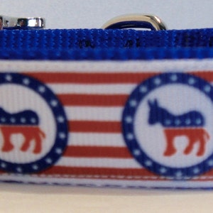 Democrat or Republican Cat and Dog Collars-red,white & Blue-the WHITE ...