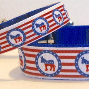 Democrat or Republican Cat and Dog Collars-red,white & Blue-the WHITE ...