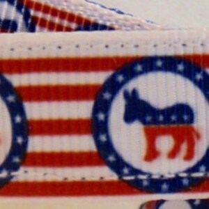 Democrat or Republican Cat and Dog Collars-red,white & Blue-the WHITE ...