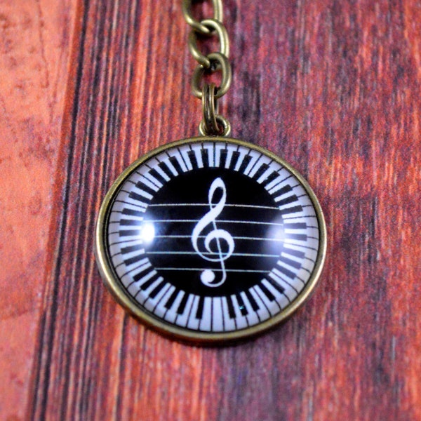Music Key Chain - Etsy