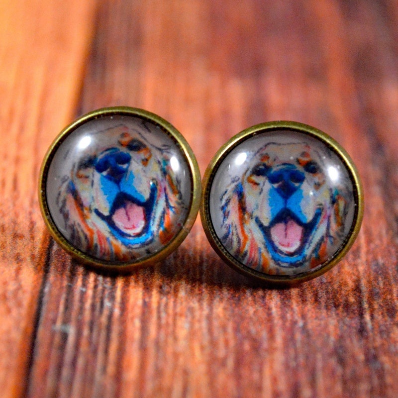 Dog Earrings - Etsy
