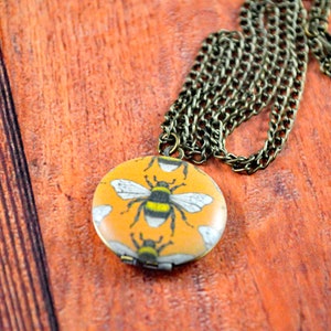 Bee Locket, Bee Jewelry, Gold Bee Locket, Bug Locket, Bug Jewelry ...
