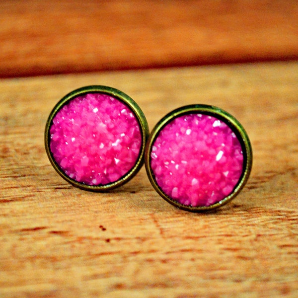 Hot Pink Earrings - Etsy
