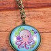 Octopus Keyring, Octopus Keychain, Octopus Gift, Pink Octopus, Nautical ...