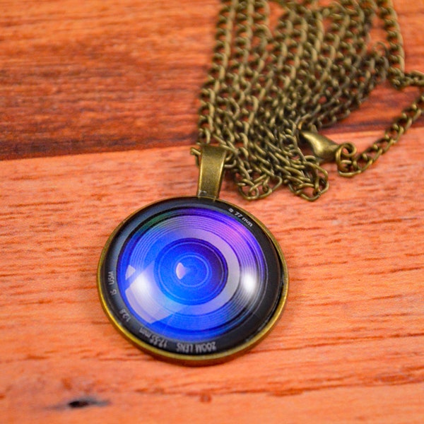 Camera Lens Necklace - Etsy