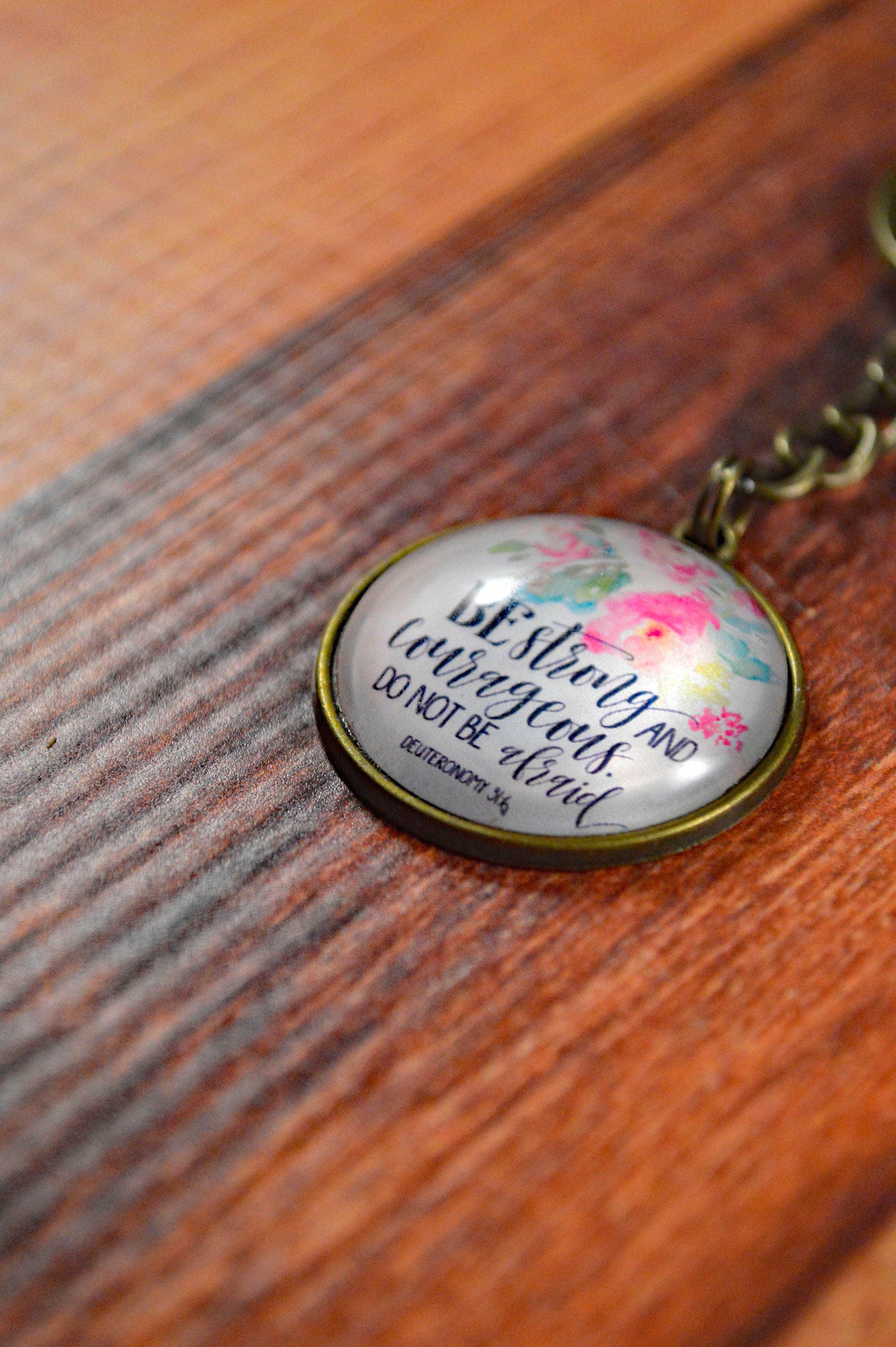 Positive Key Chain Positive Gift Joy Key Chain Christian | Etsy