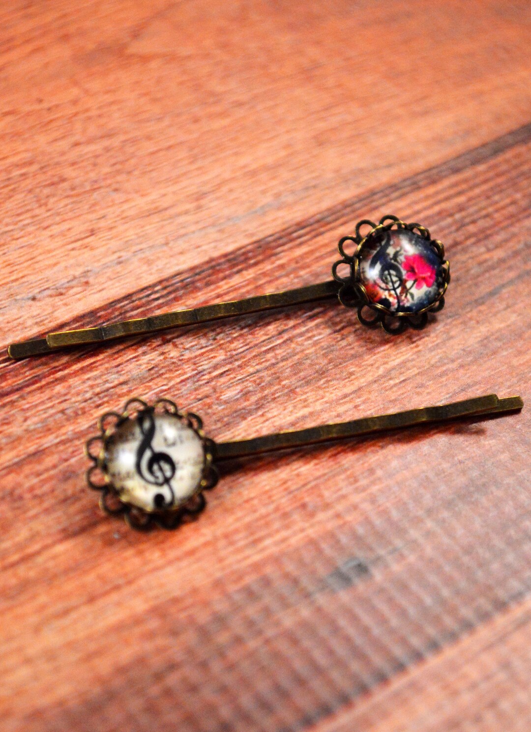 Treble Clef Hair Pin, Musical Bobby Pin, Musical Hair Pin, Music Pins ...