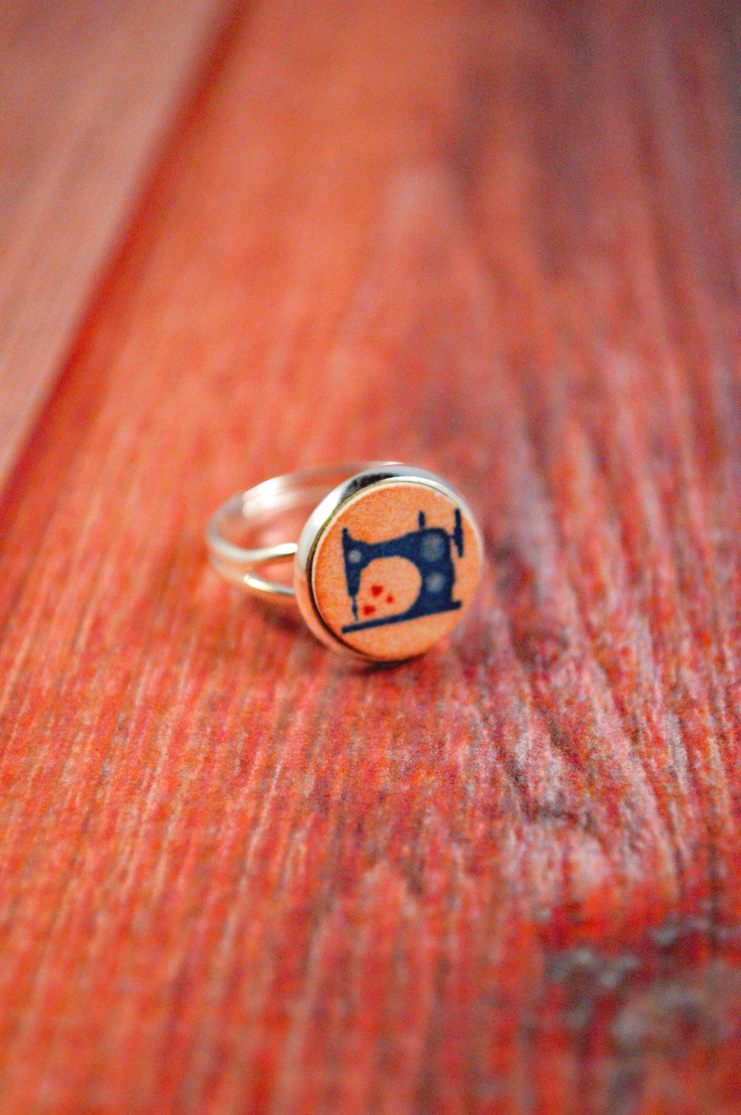 Sewing Ring, Sewing Machine, Crafty Ring, Sewing Jewelry, Crafty ...