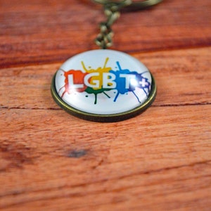 LGBTQ Key Chain LGBT Gift Gay Pride Pride Key Chain Pride - Etsy