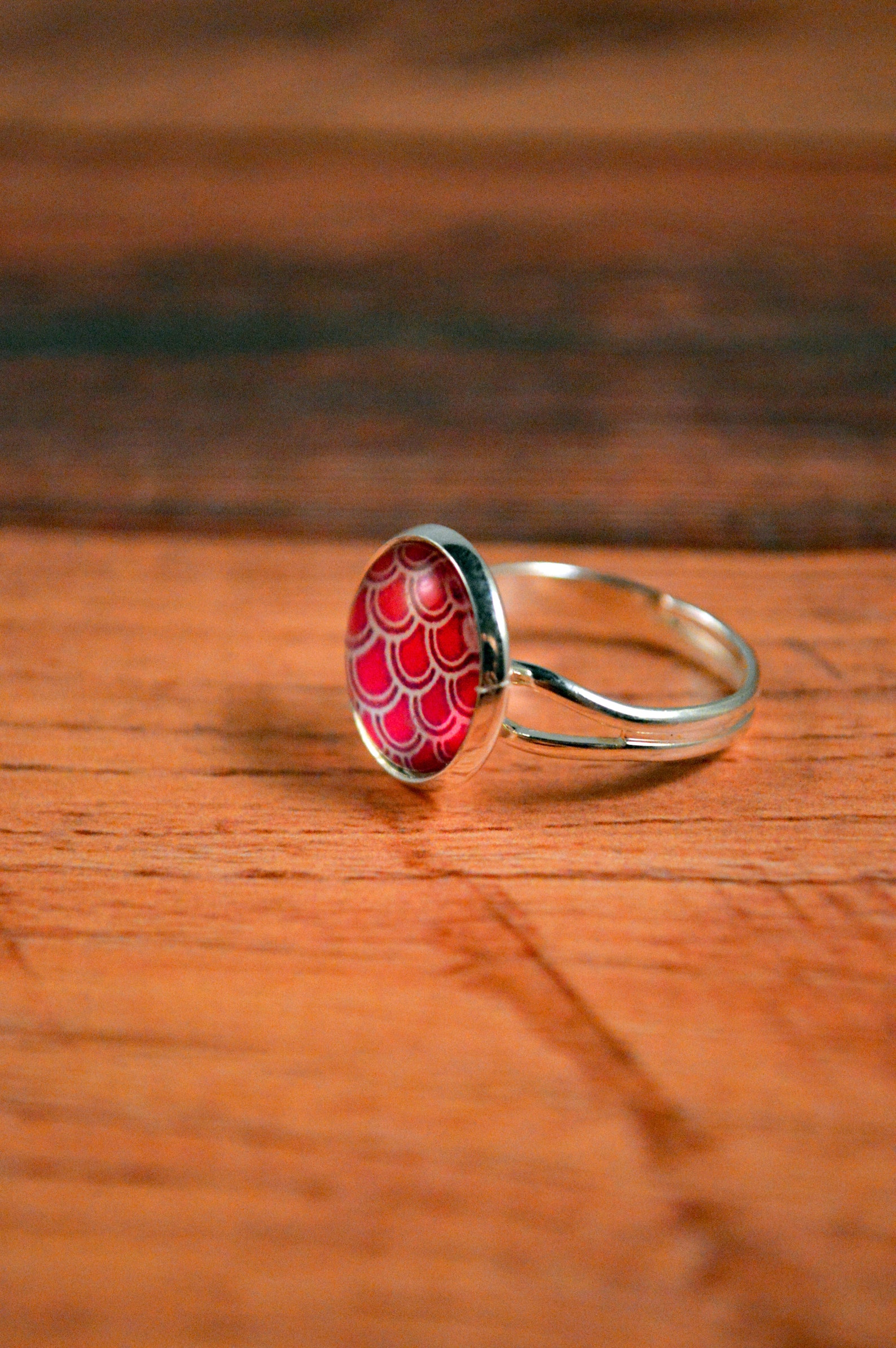Mermaid Rings, Mermaid Scale Ring, Pink Mermaid Ring, Mermaid Jewelry ...