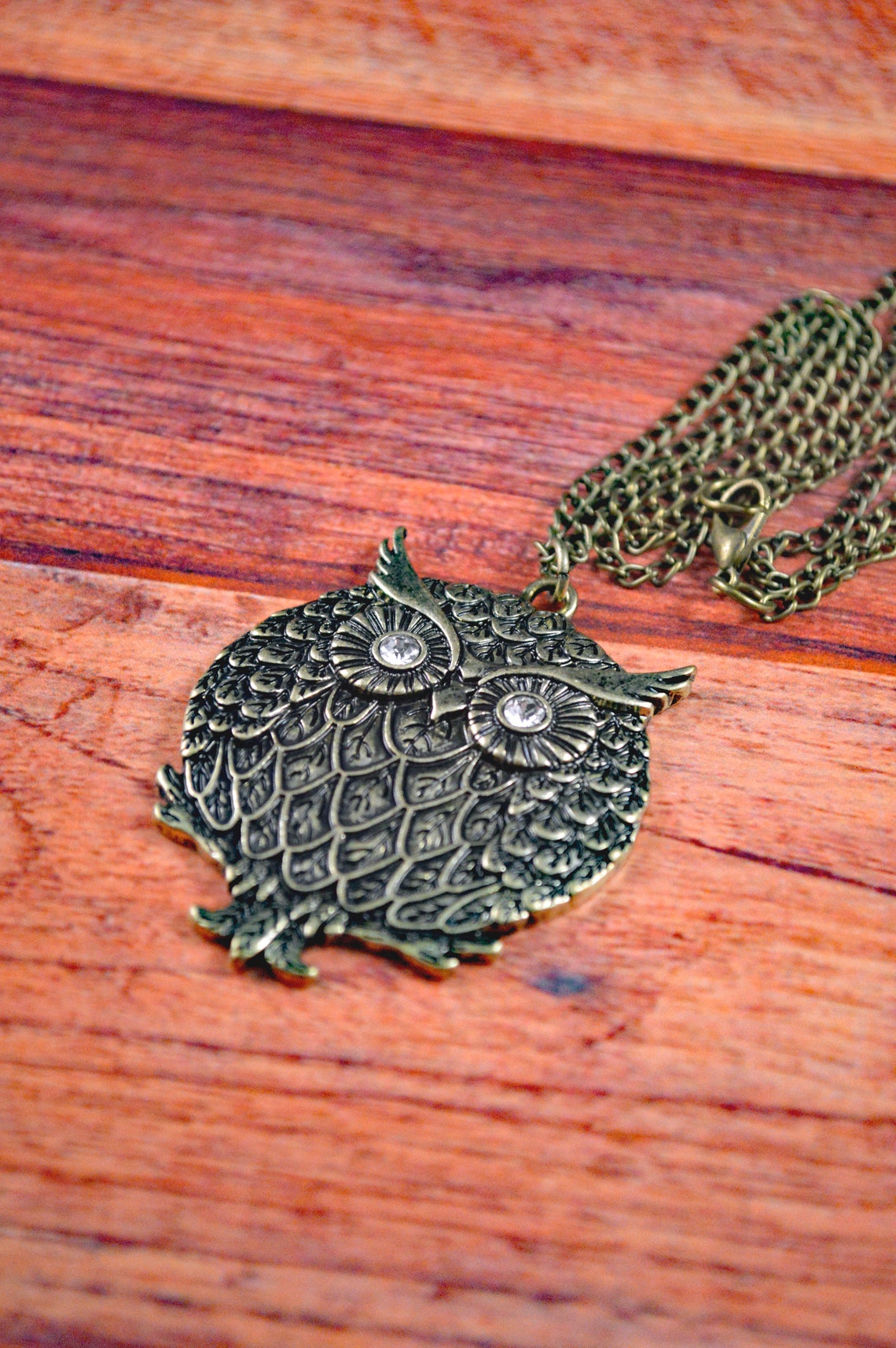 Owl Jewelry Owl Necklace Fat Owl Jewelry Fat Owl Necklace - Etsy