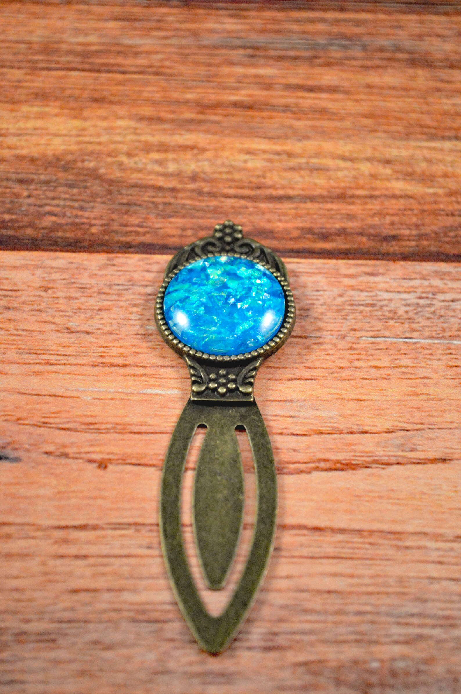 White Bookmark Blue Bookmark Simple Bookmark Reading Gift - Etsy